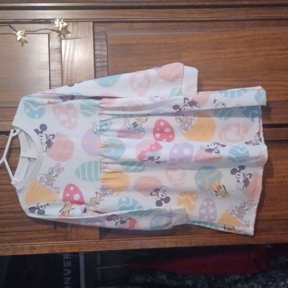 Disney | Dresses | Vintage Disney Girls 5t Easter Egg Long Sleeve Dress ...
